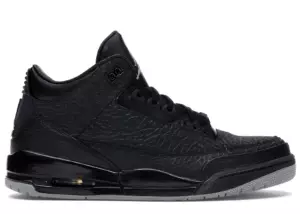 All black jordan 3 store