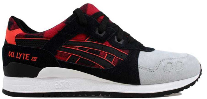 Asics gel lyte iii red and black store